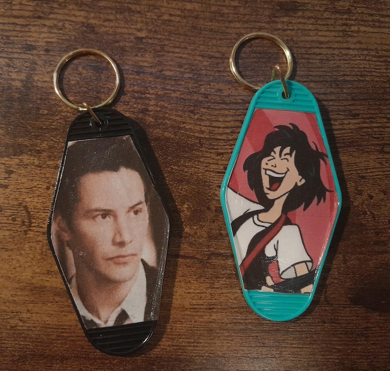 Custom Character Themed Keychains - Etsy