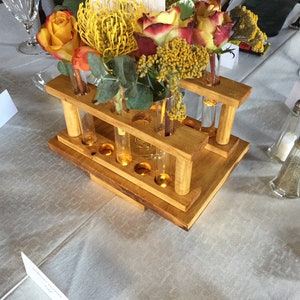 Wedding Centerpiece, Chemistry Theme, Test Tube Holder With Leds, Color ...