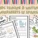 ABC Alphabet Tracing and Handwriting Worksheets in Spanish | Hojas De ...