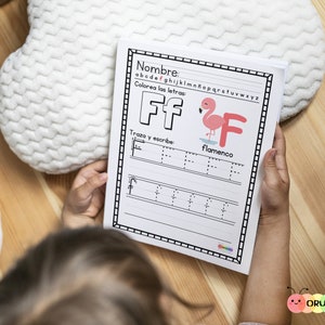 ABC Alphabet Tracing and Handwriting Worksheets in Spanish | Hojas De ...