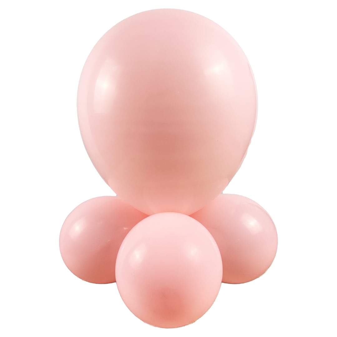 Light Pink Mini Balloon Centerpiece Kit | Do It Yourself Pink Balloon ...