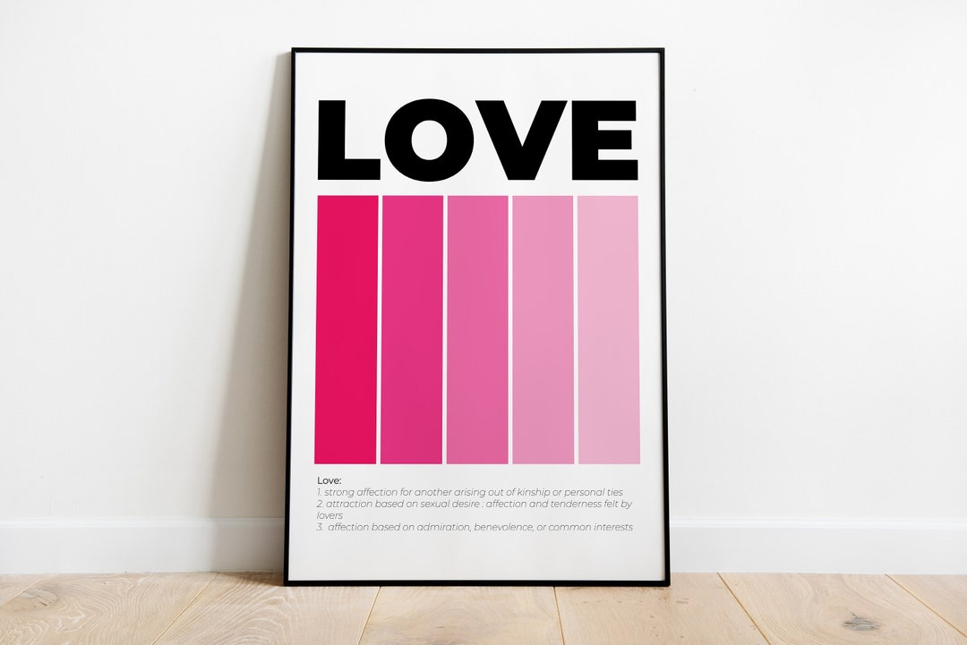 Love Poster Printble / Instant Download PDF / Love Quote / Printable ...