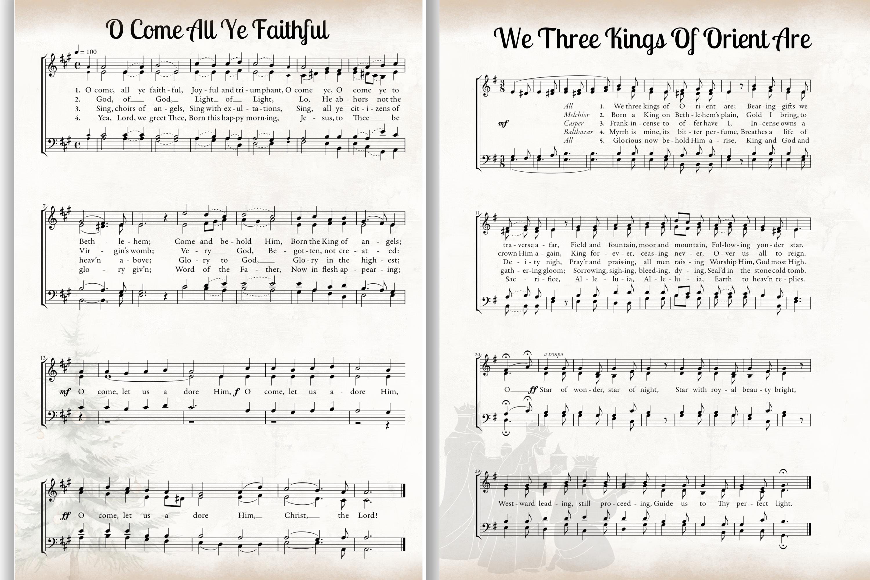 Christmas Caroling Song Book | Classic Holiday & Vintage Traditional ...