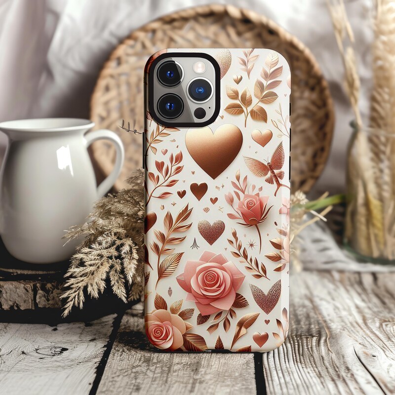 Rose Gold Phone Case - Etsy