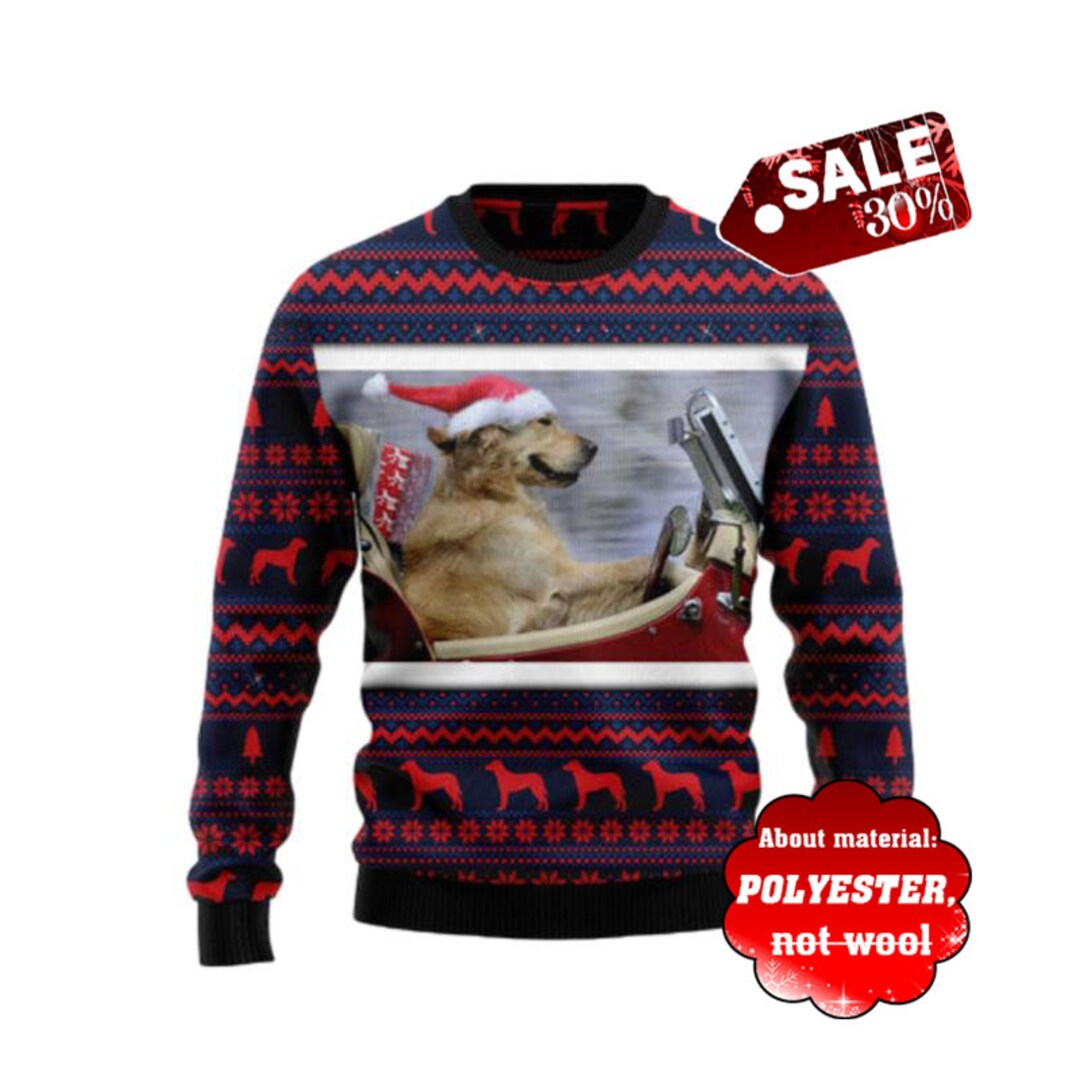 Limited Labrador Retriever Ride Ugly Christmas Sweaters Xmas - Etsy