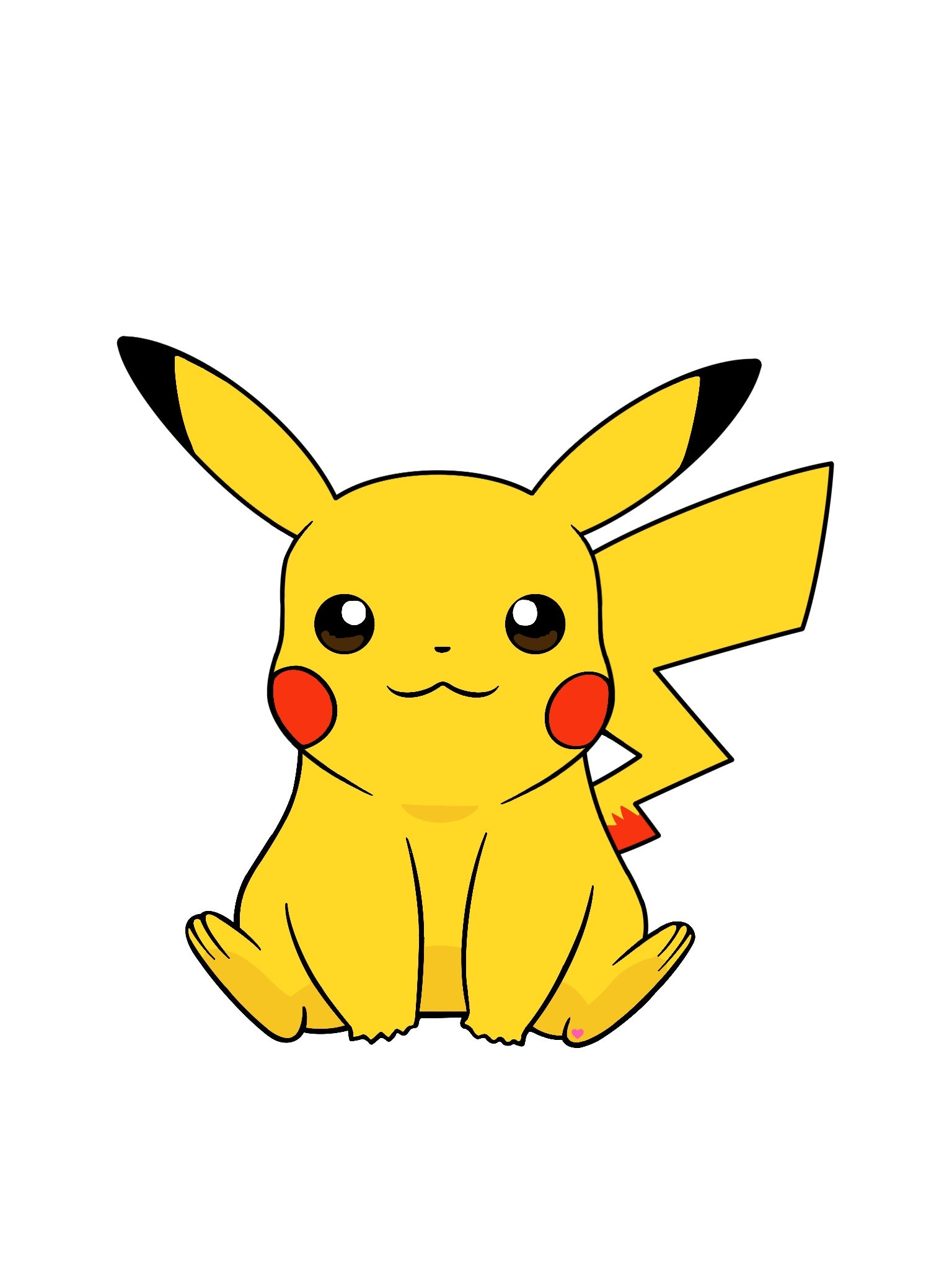 Pikachu Vinyl Sticker - Etsy