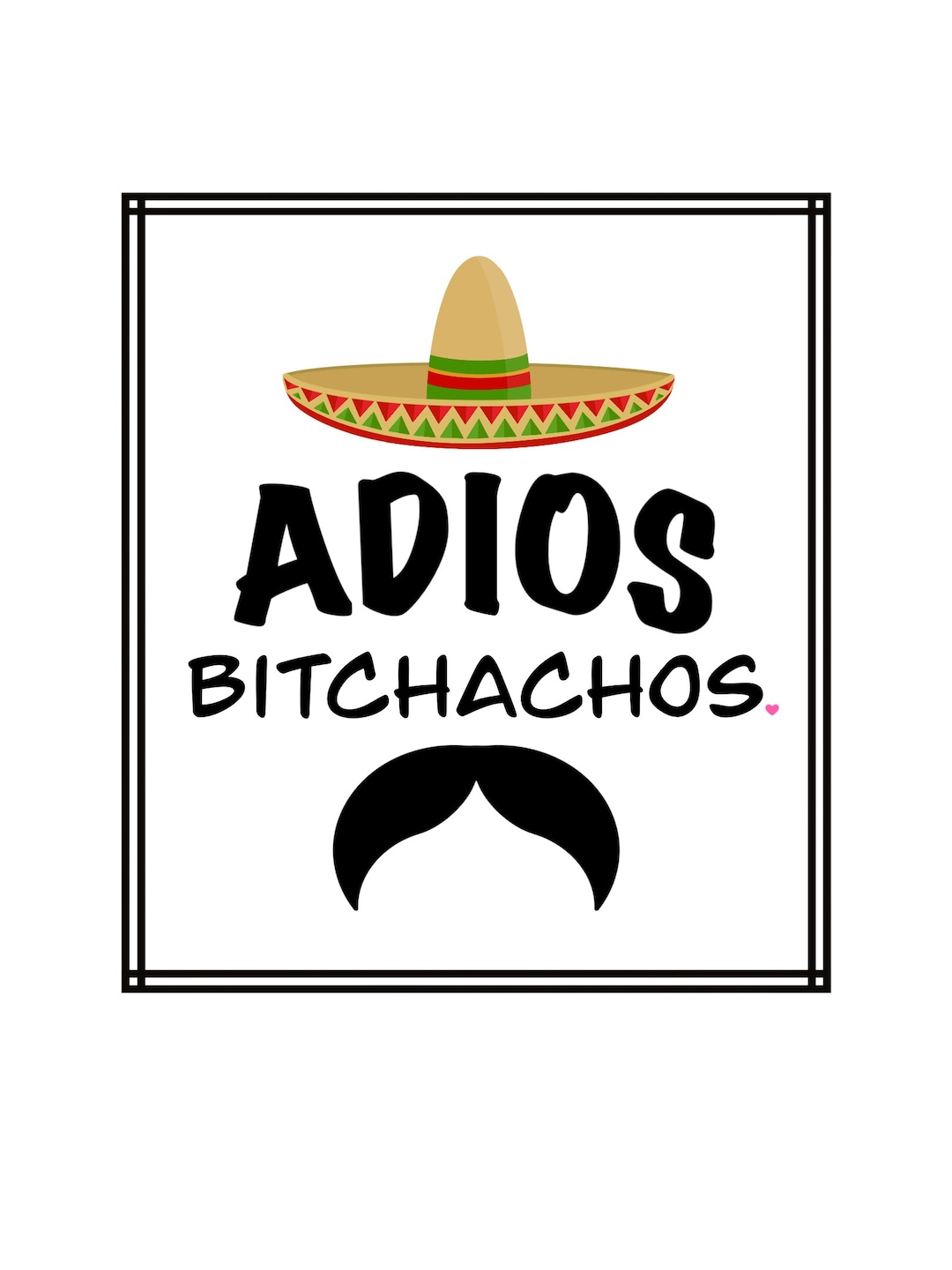 Adios Bitchados - Vinyl Sticker - Etsy