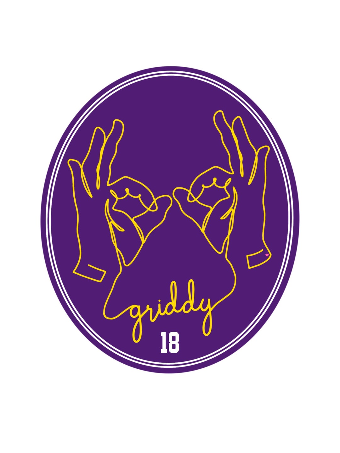 Griddy Justin Jefferson - Vinyl Sticker - Etsy