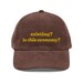 Existing in This Economy Corduroy Hat Funny Hat Dad Hat Custom ...