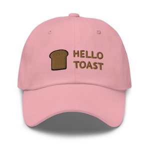 Hello Toast Hat | Funny Hat | Jimmy Neutron Movie Hat | Embroidered Dad ...