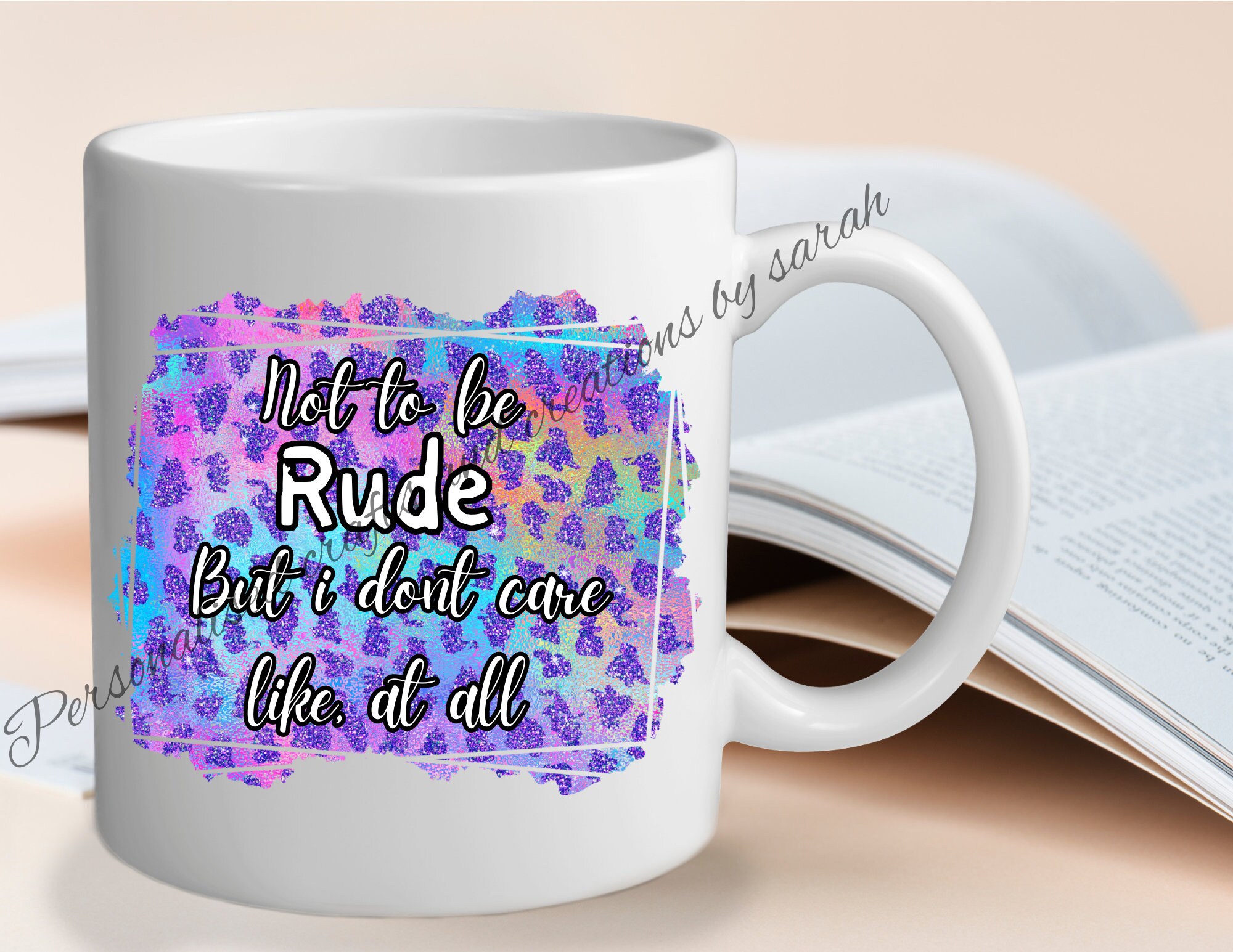Sarcastic Sublimation PNG Mug Design Funny Mugsdigital - Etsy