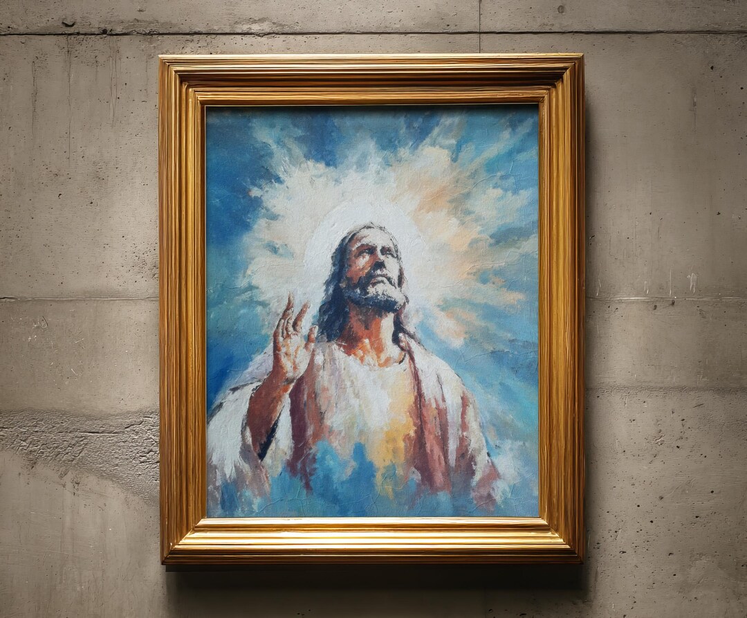 Christ of Heavenly Light – Jesus Blessing Sacred Christian Art 573 - Etsy