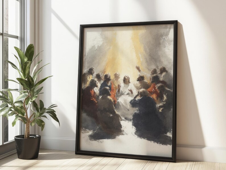 The Pentecost | Light of the Holy Spirit Fine Art Print | Marian and ...