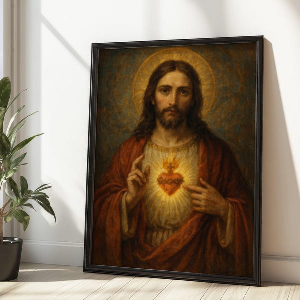 Jesus Iconography Prints - Etsy