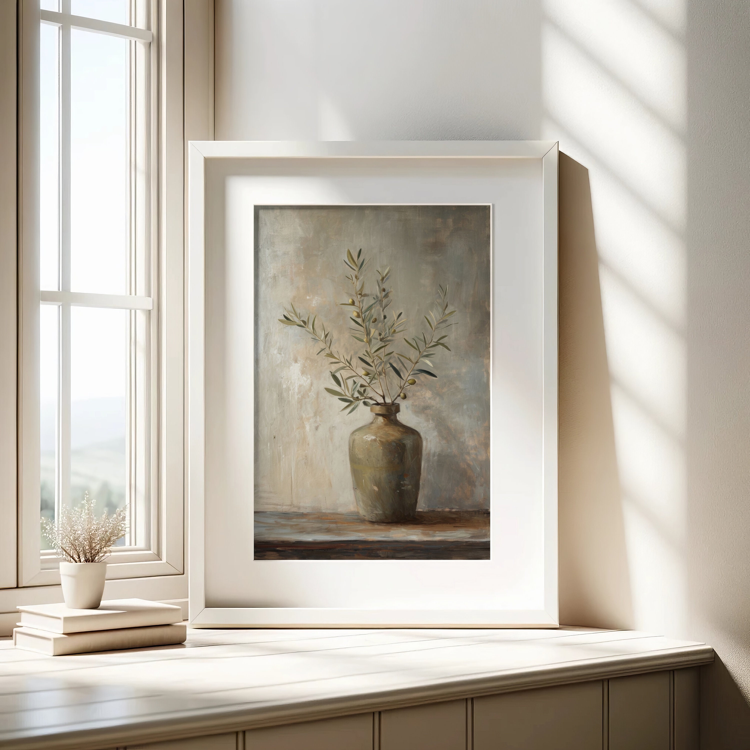 Olive Painting PRINTABLE Wall Art Modern Still Life Vintage Olive ...