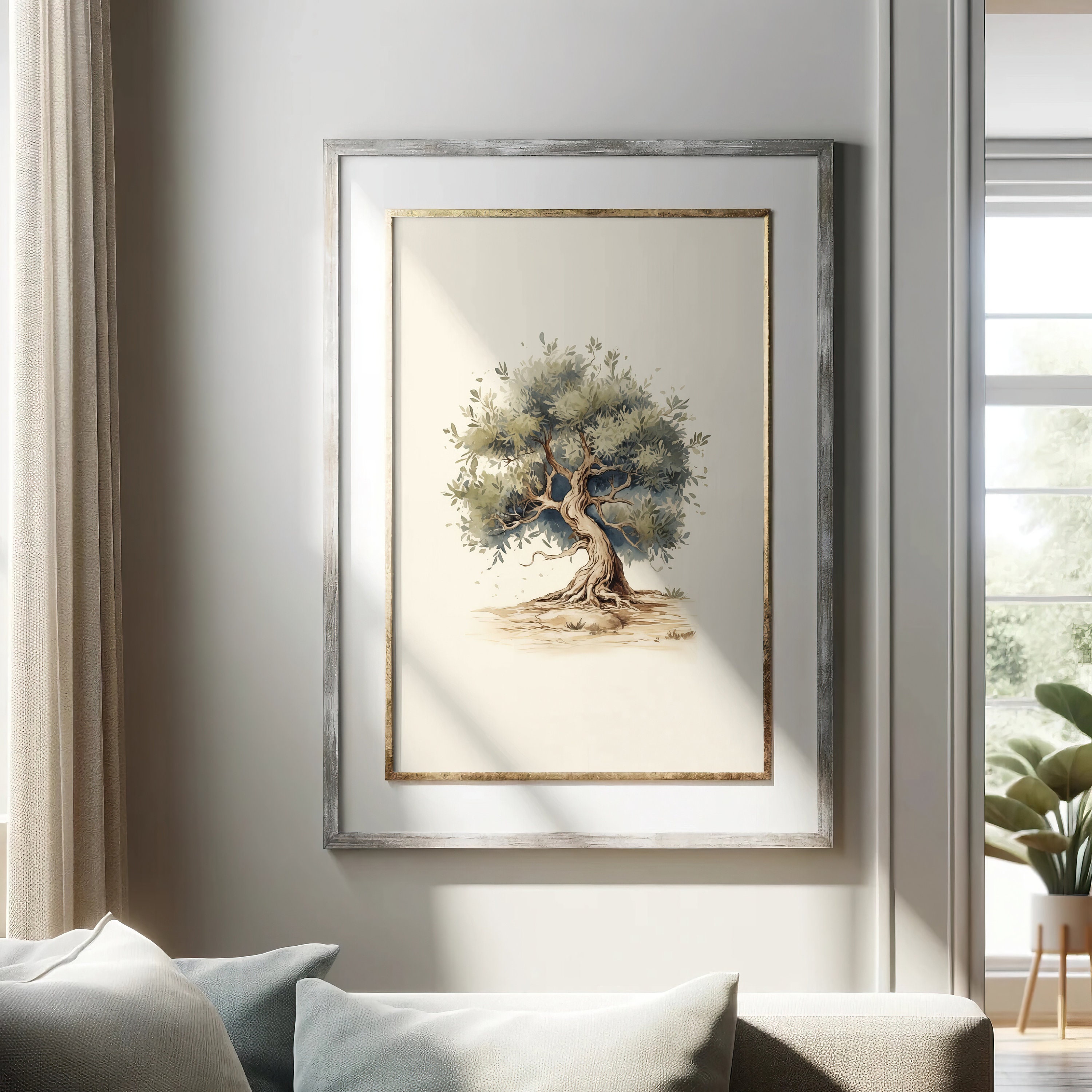 Olive Tree Botanical Print Vintage Prints Nature Wall Art Olive Branch ...