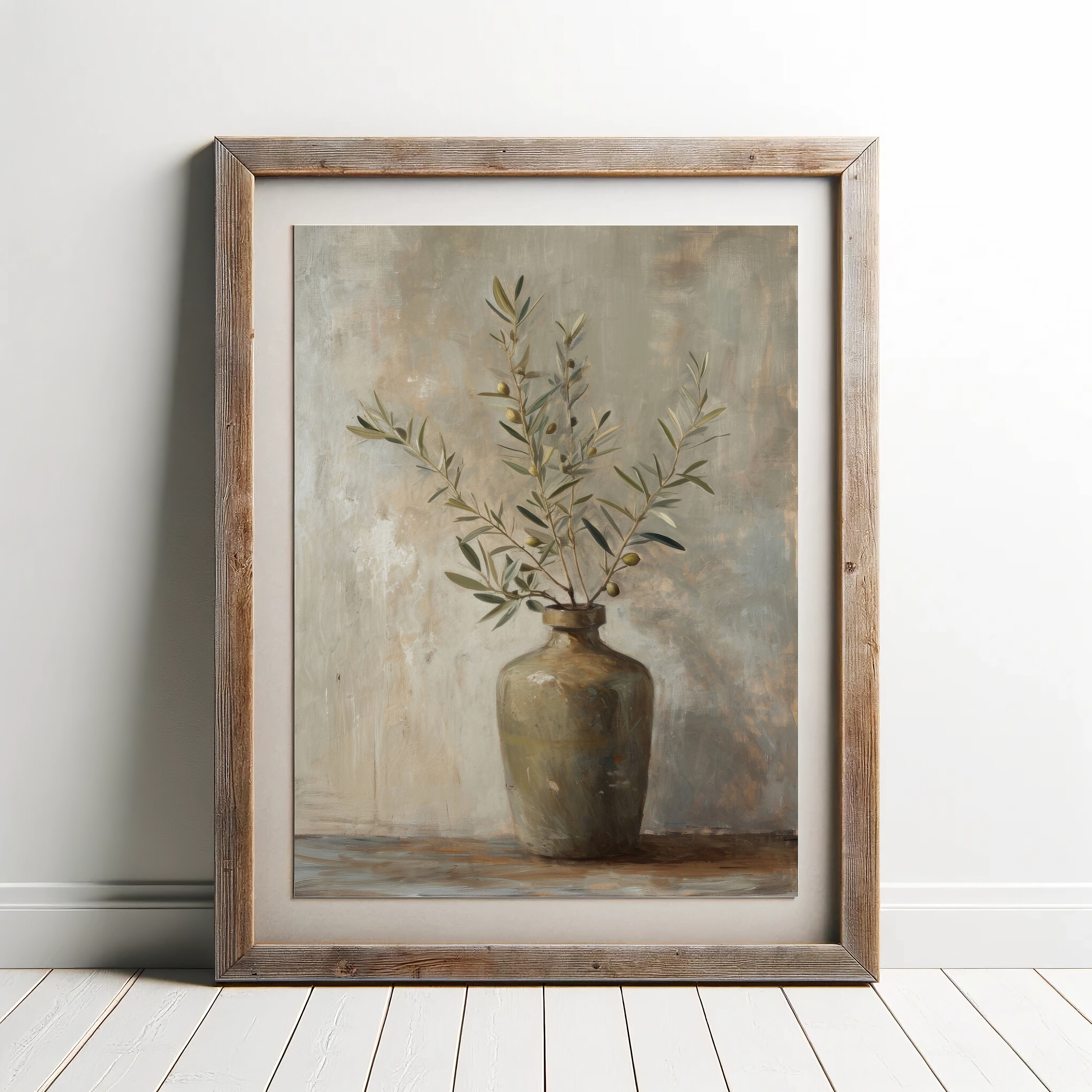 Olive Painting PRINTABLE Wall Art Modern Still Life Vintage Olive ...
