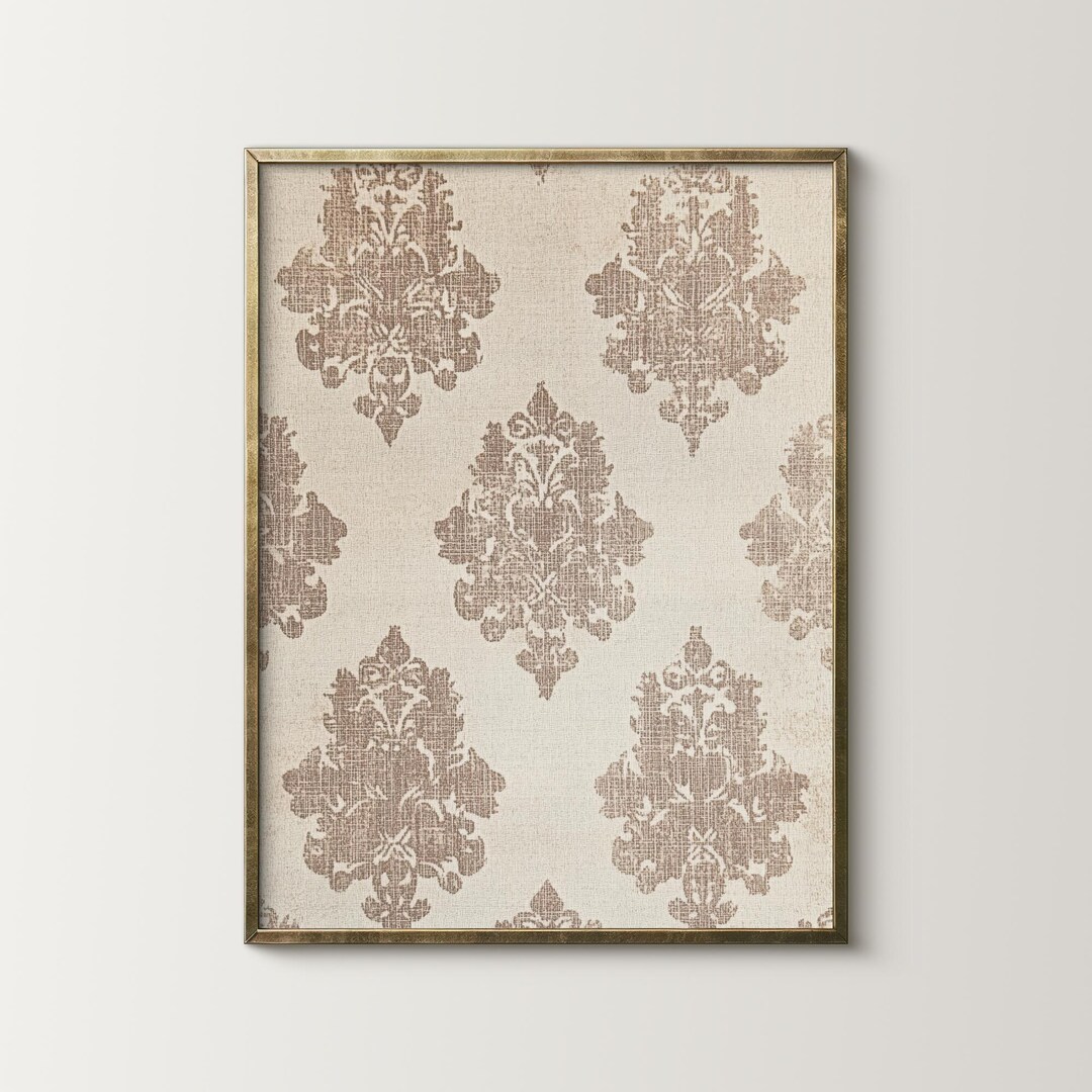 Moody Abstract Floral Pattern Printable Wall Art - Digital Download ...