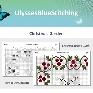 Merry Christmas Sampler, Christmas Garden Sampler, House Christmas ...