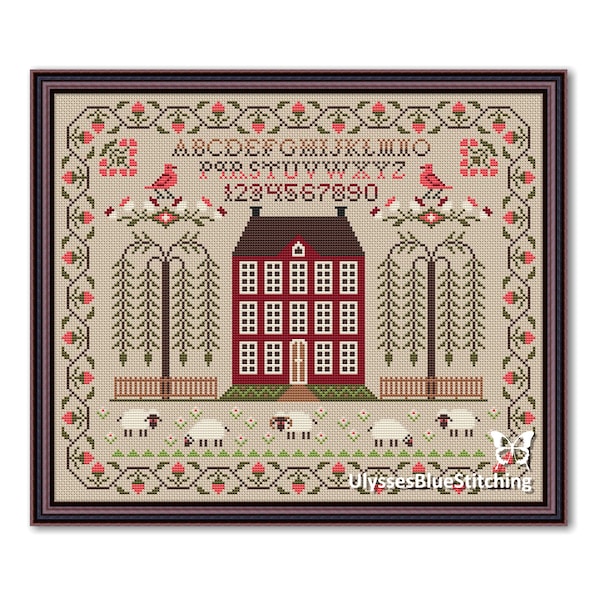 House Sampler - Etsy