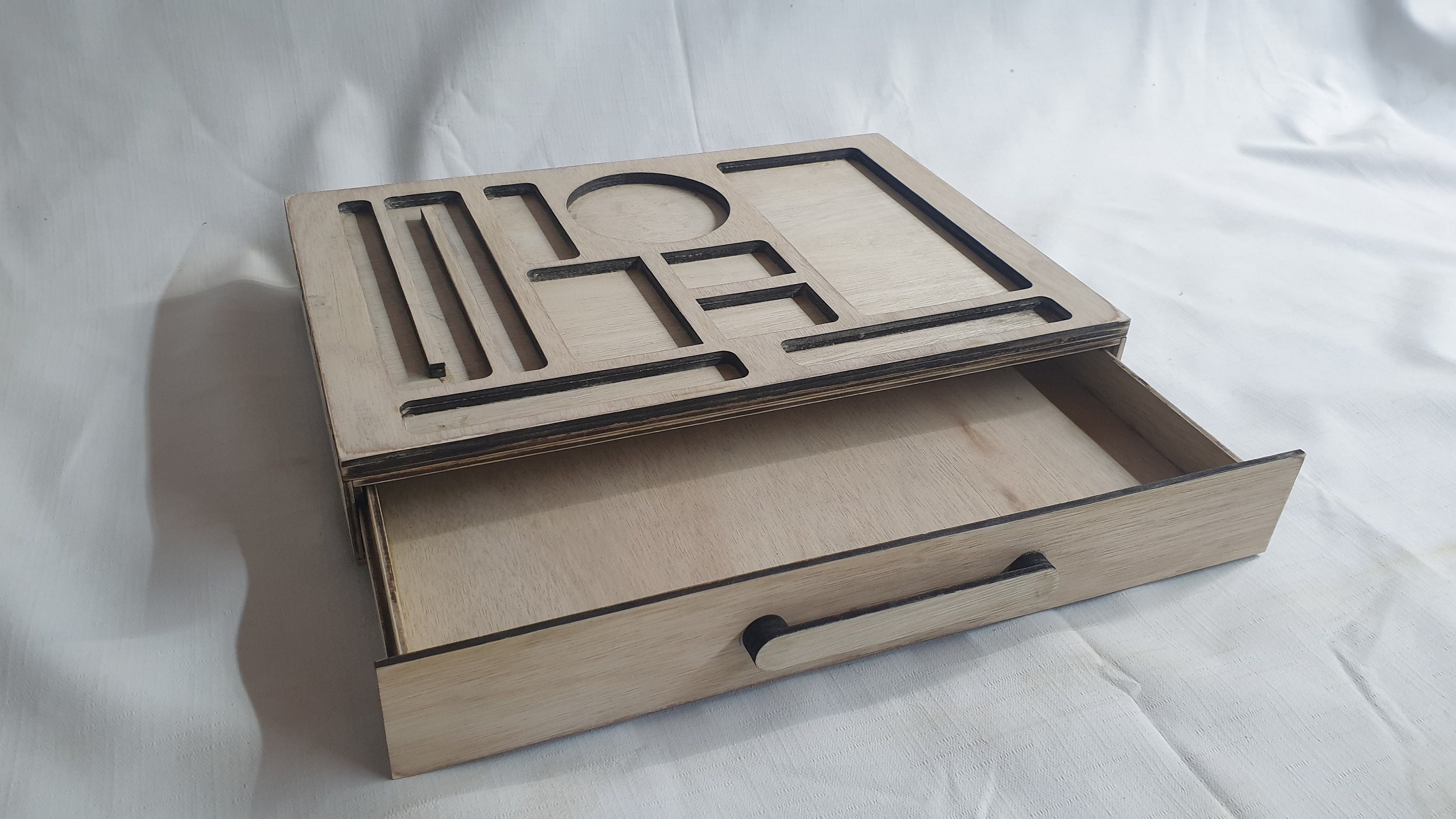 Wood Working Projects: DIY Organizer SVG, Makeup Storage, Walnut Art ...