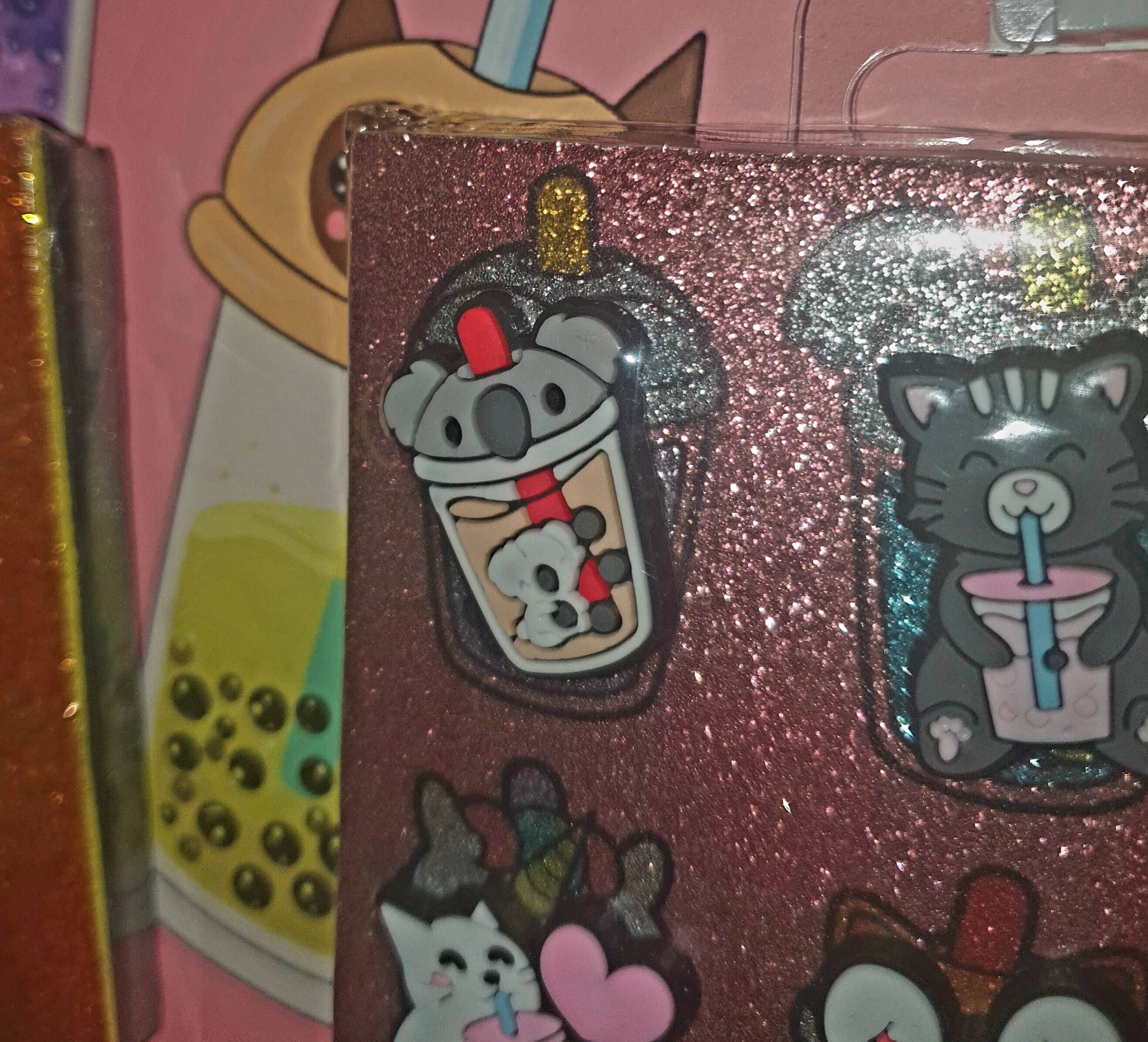 Cute Animal Bubble Tea Croc Charms 1 Six Pcs Decorative Clog Charms ...