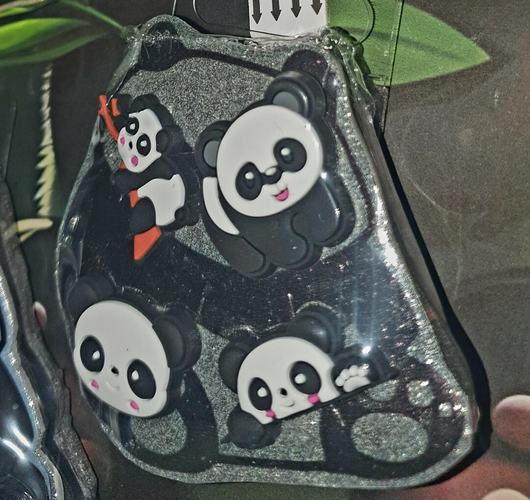 Cute Panda Croc Charms 1 Four Pcs Decorative Clog Charms Gift - Etsy