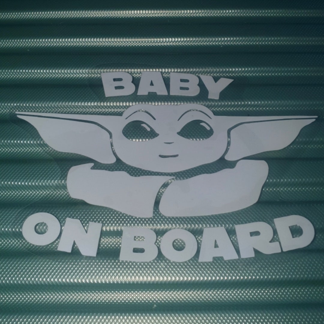 Baby Yoda Vinyl Decal Grogu Star Wars BUY ANY 3 Get 1 Freejibbitz - Etsy