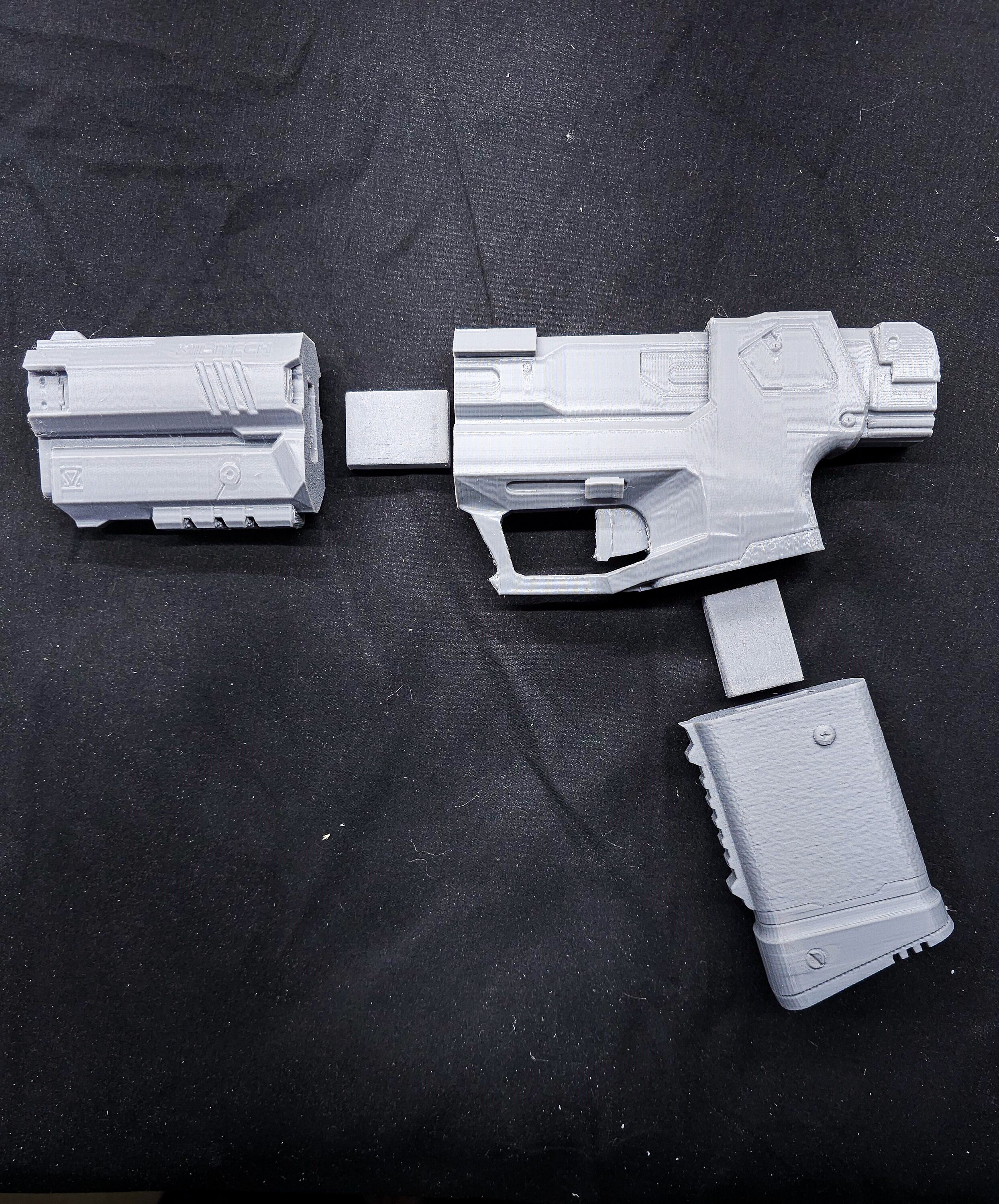 Rebecca Cosplay Prop Cyberpunk Militech M-76e Omaha X2 - Etsy