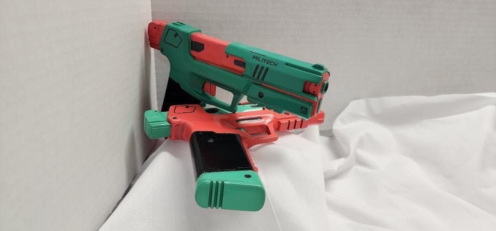 Rebecca Cosplay Prop Cyberpunk Militech M-76e Omaha X2 - Etsy