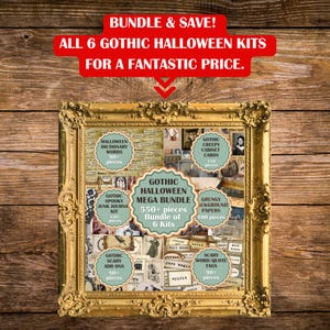 Spooky Halloween Word Tags: Vintage Printable Labels (90+ Pieces ...