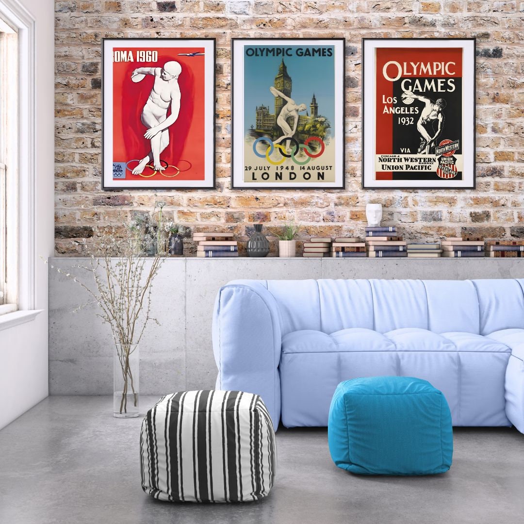 Vintage Summer Olympics Posters, Set of 13 Printable Olympics Posters ...