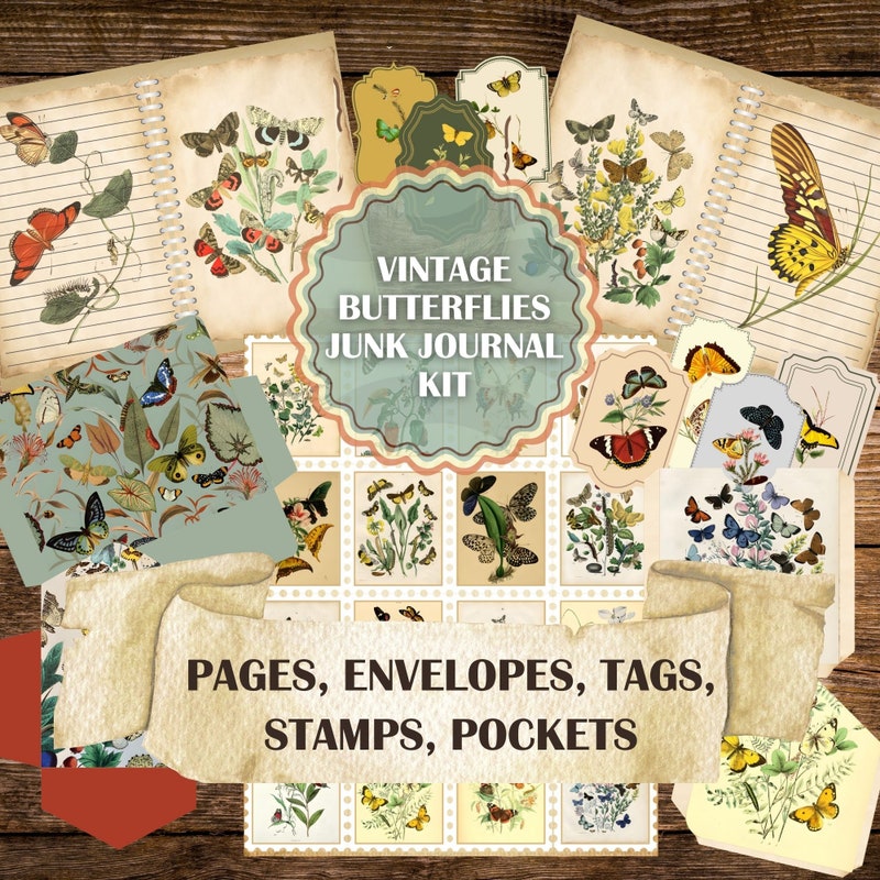 Butterfly Journal - Etsy