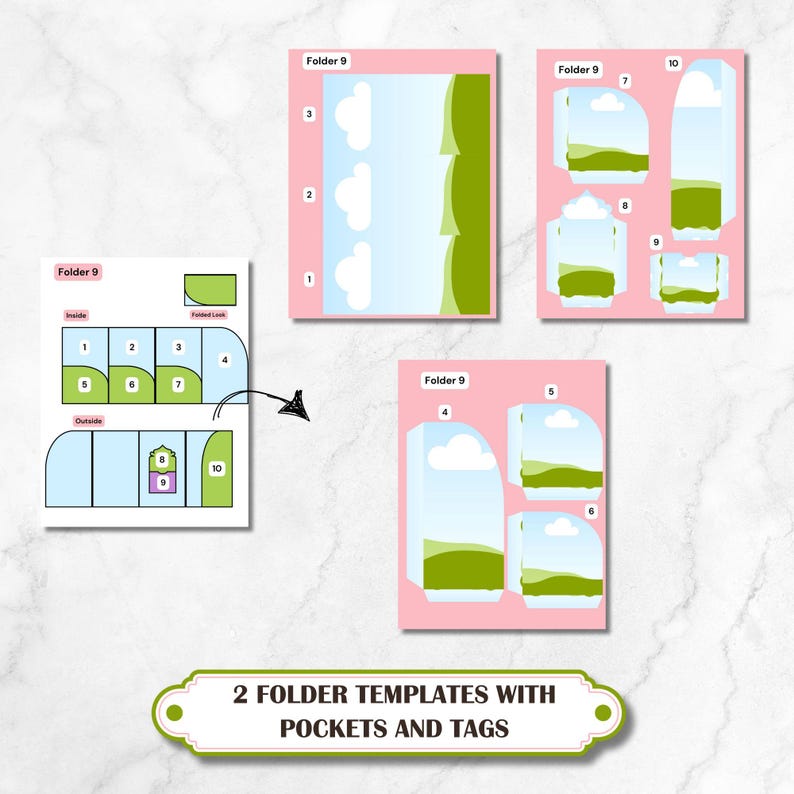 Canva Junk Journal Folder Templates: Editable Folio Designs (digital ...