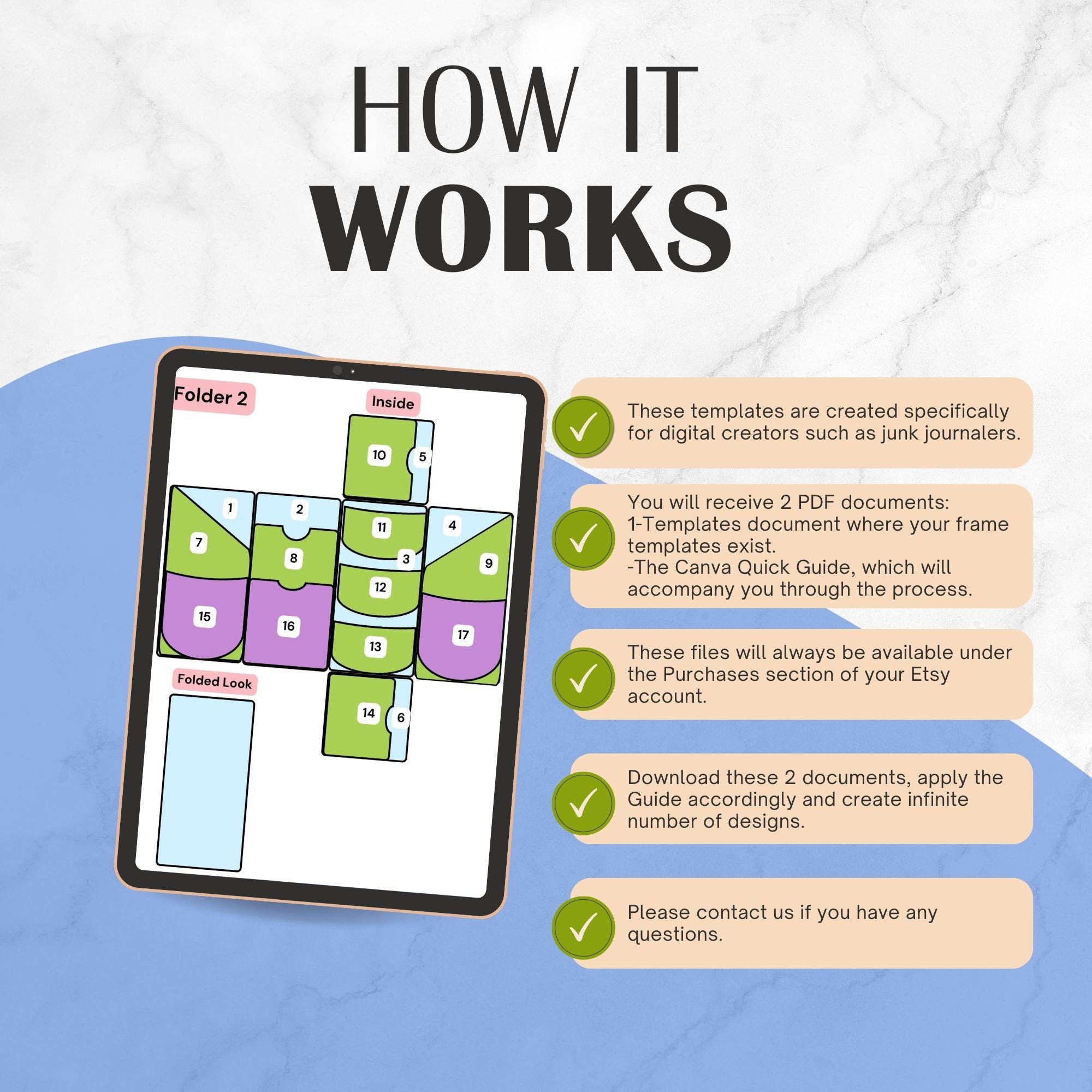 Canva Junk Journal Folder Templates: Editable Folio Designs (digital ...