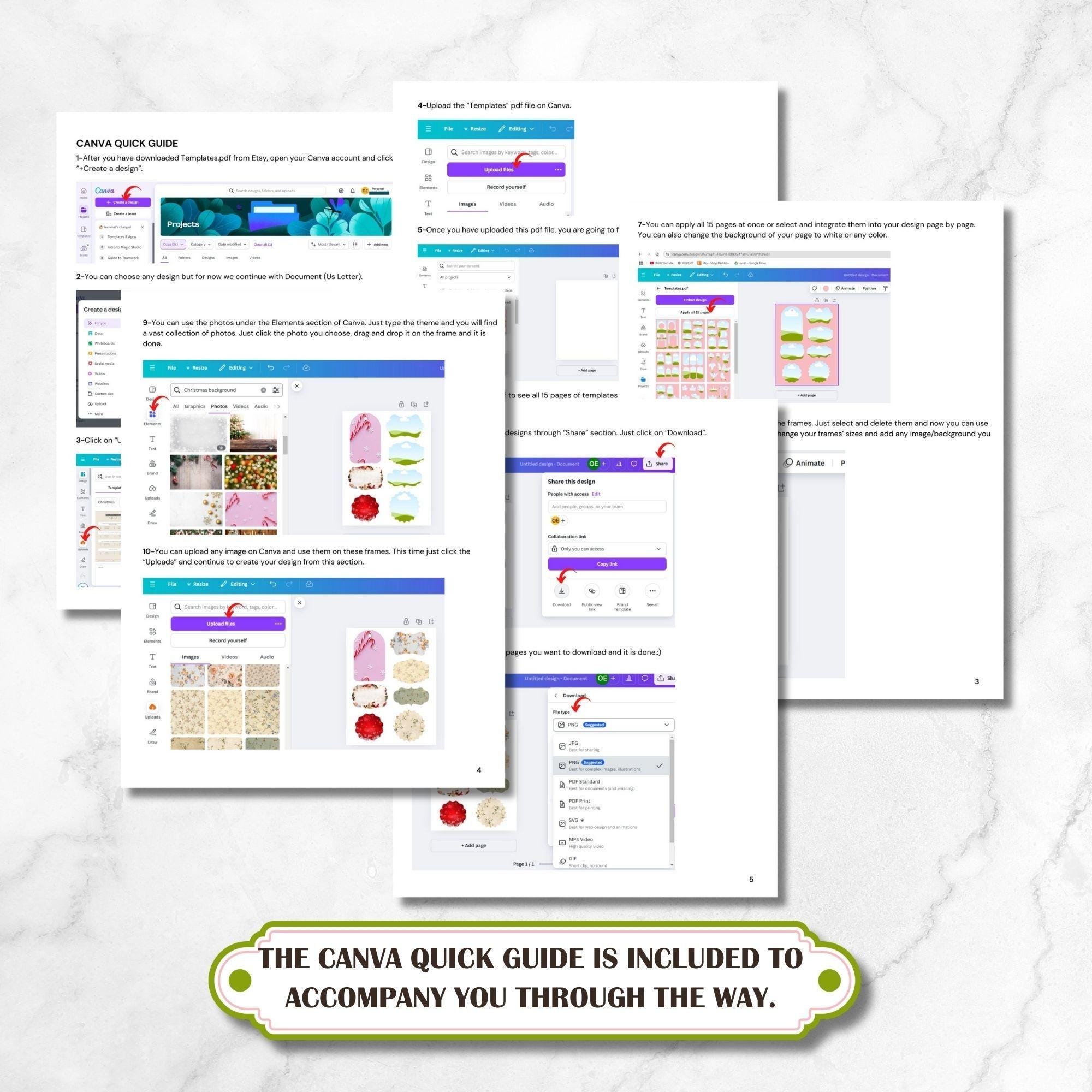 Canva Junk Journal Folder Templates: Editable Folio Designs (digital ...