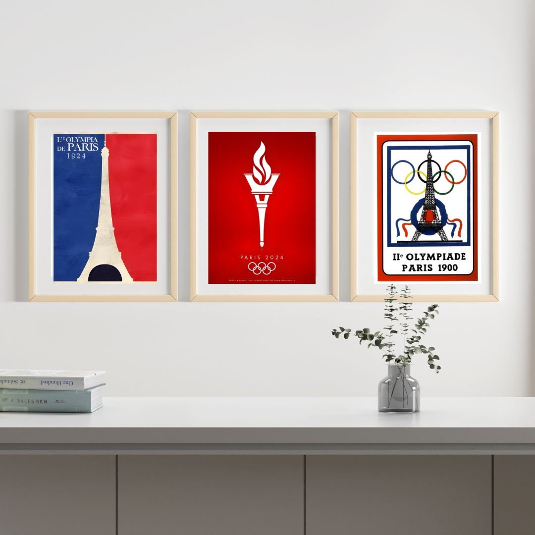 Vintage Summer Olympics Posters, Set of 13 Printable Olympics Posters ...
