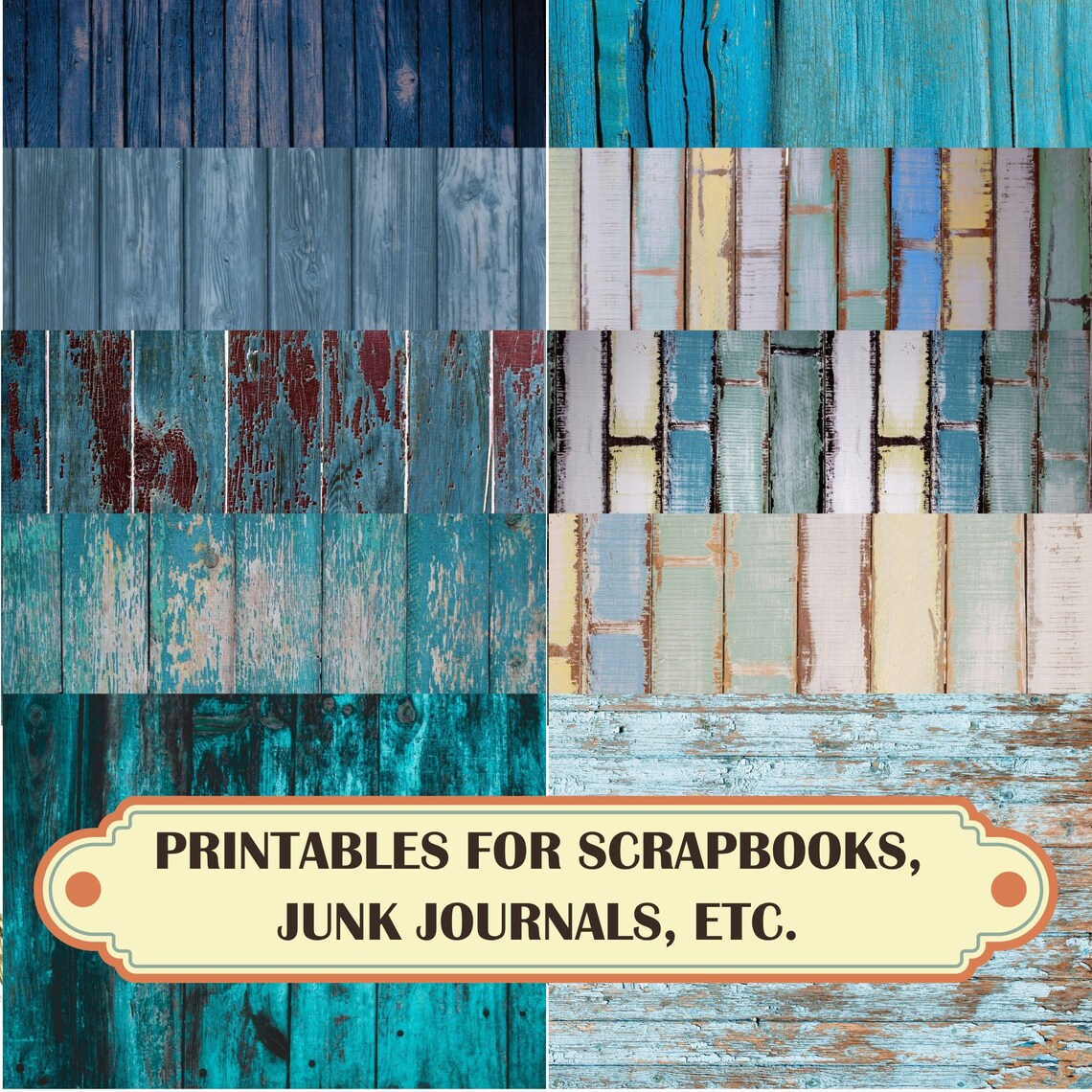 Wood Texture Scrapbook Paper: Shabby Chic Printable Backgrounds ...