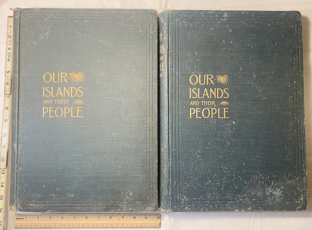 1899 Our Islands and Their People as Seen With Camera & Pencil 2 Volume ...