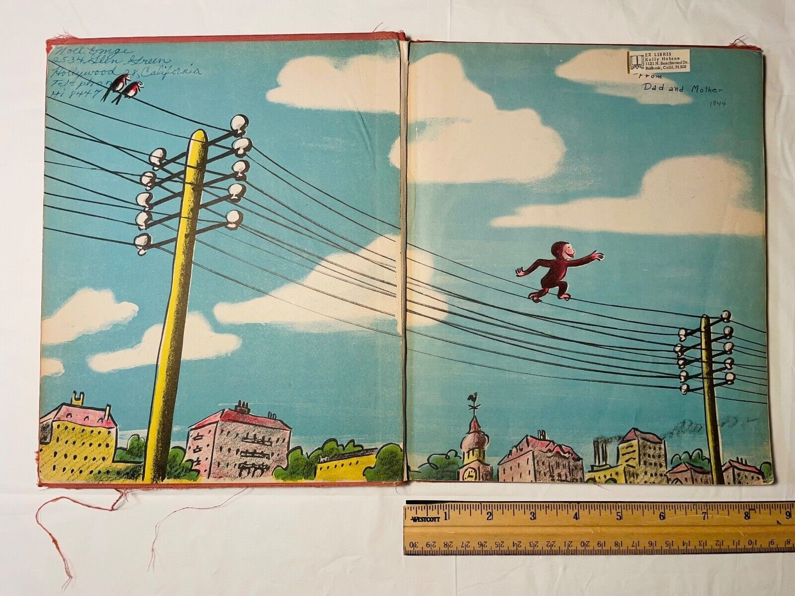 Curious George by H. A. REY First Edition 2nd or Onward Printing Dated ...