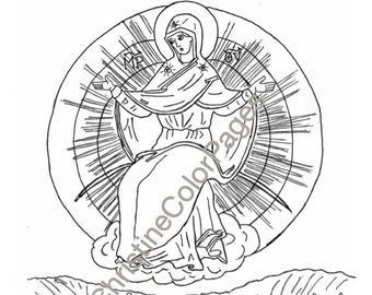 Assumption of Mary Activity Pack, Catholic Kids Activity Assumption ...