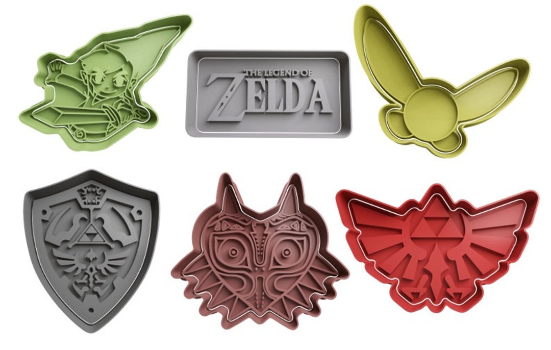 Legend of Zelda Cookie Cutters Insert Approx. 8cm - Etsy