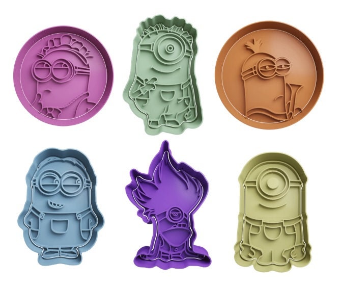 Despicable Me / Minions Cookie Cutters Insert Approx. 8cm - Etsy