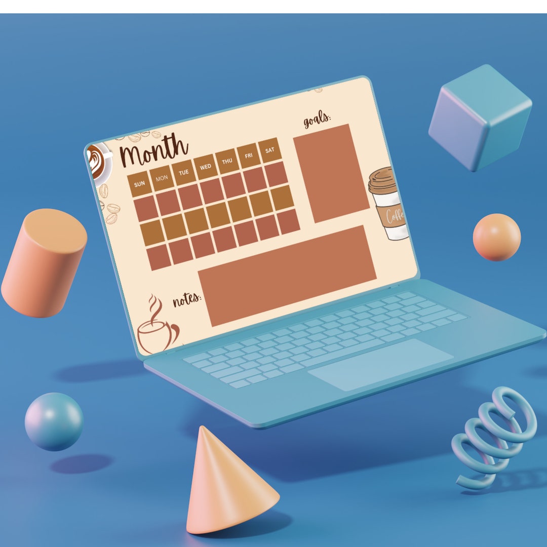 Coffee Theme Planner Printable Planner Daily Planner Weekly Planner ...