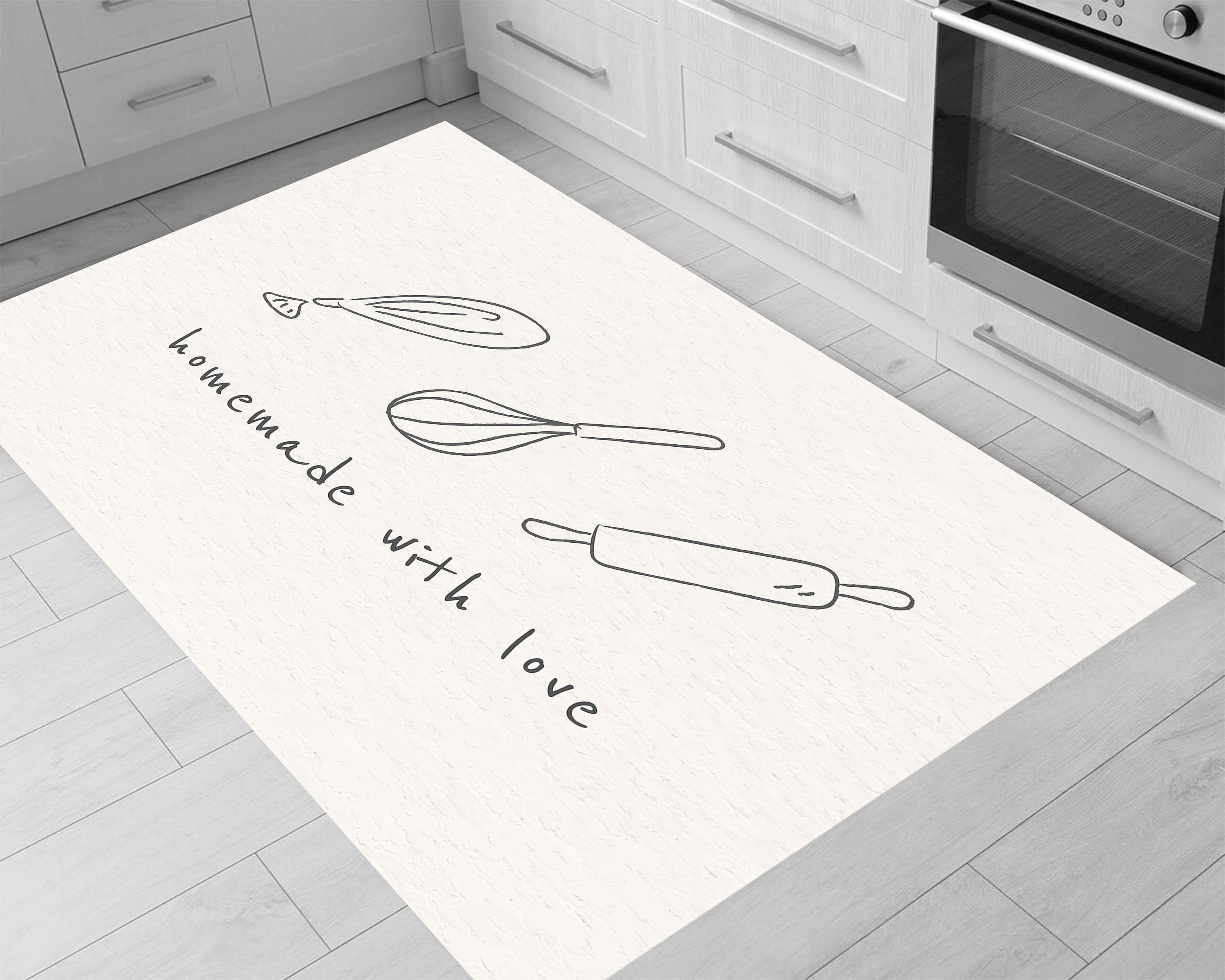 price outlet Vibrant Printed Kitchen Rug • Machine Washable Non-Slip ...