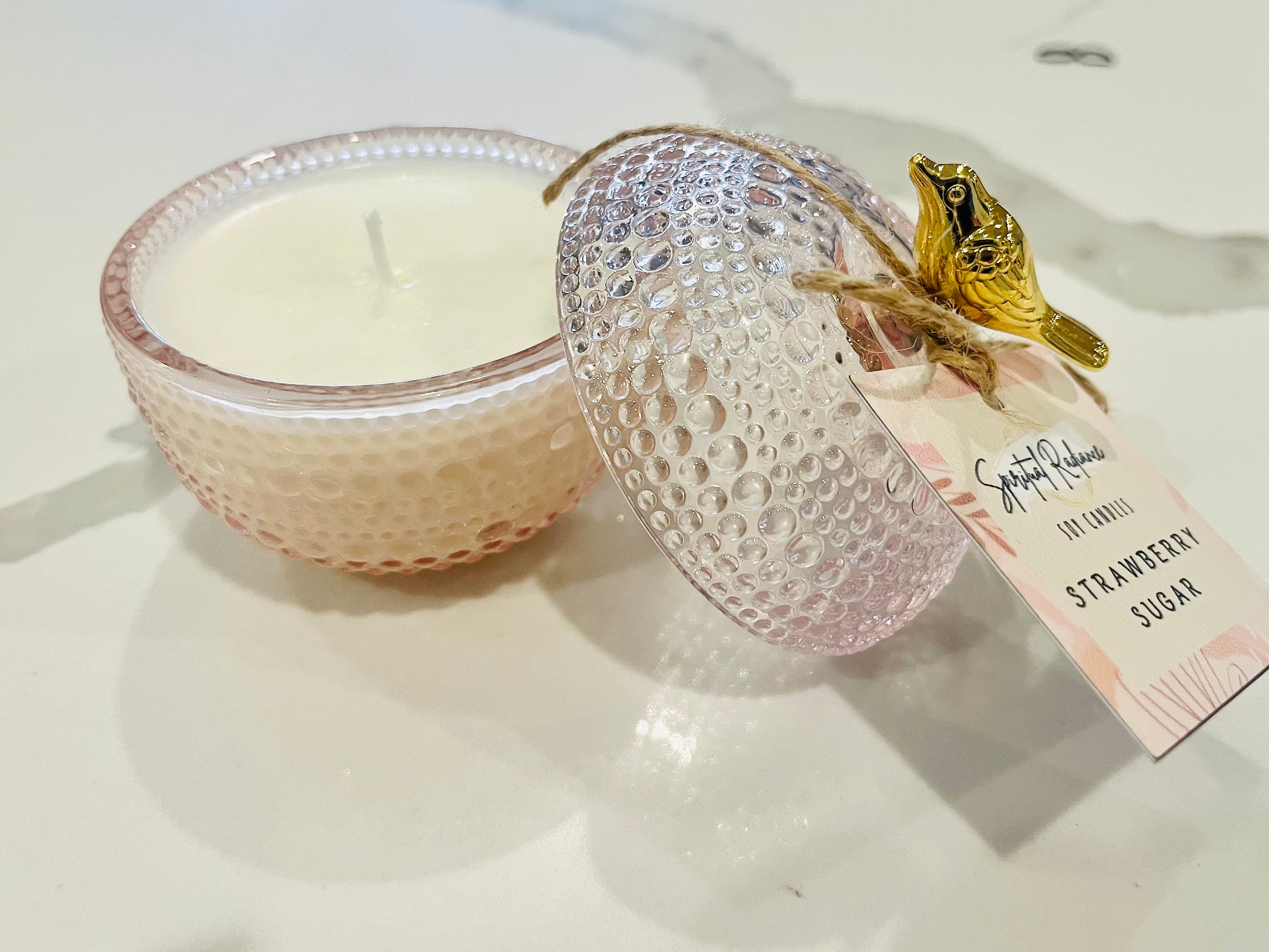 Luxury Apothecary Mini Pink Jar Candle - Etsy