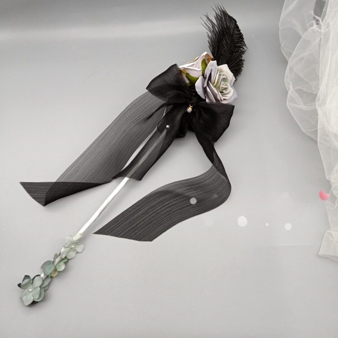 Lolita Props Cos Party Props Rose Wand Handmade Fairy Wand - Etsy