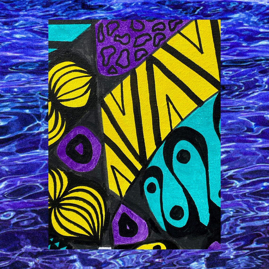 Acrylic on Canvas - Genesis - Etsy