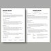 ATS Friendly Resume Template for Canva Resume and Cover Letter Template ...
