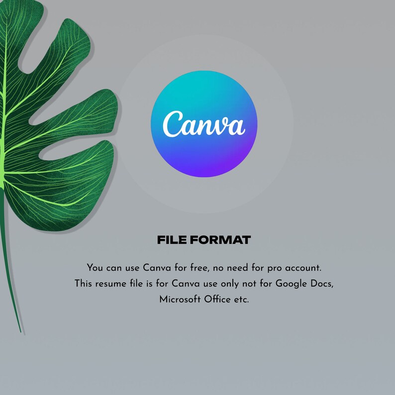 ATS Friendly Resume Template for Canva Resume and Cover Letter Template ...